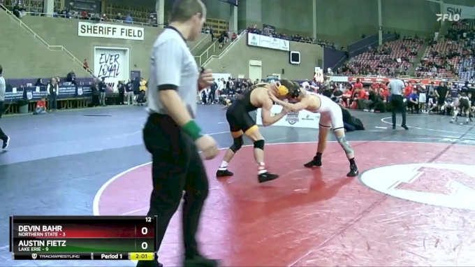 157 lbs Semis (4 Team) - Austin Fietz, Lake Erie vs Devin Bahr ...