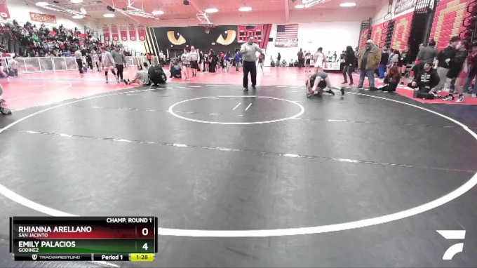 105 lbs Champ. Round 1 - Emily Palacios, Godinez vs Rhianna Arellano ...