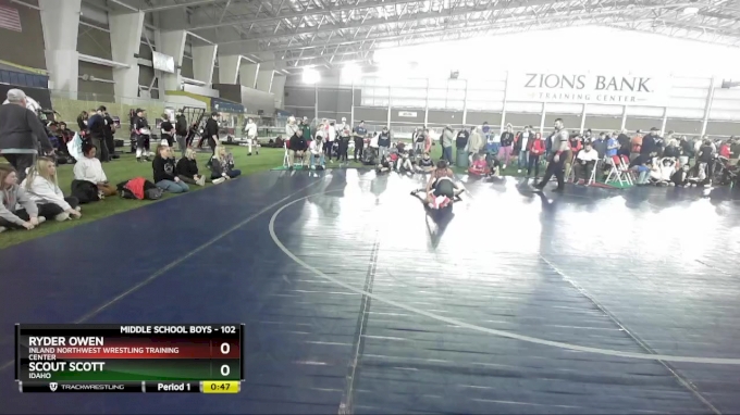 102 lbs Semifinal - Scout Scott, Idaho vs Ryder Owen, Inland Northwest ...