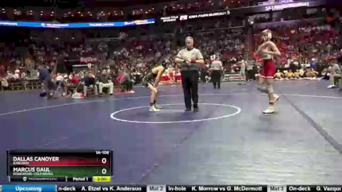1A-106 lbs Champ. Round 1 - Marcus Gaul, Edgewood-Colesburg vs Dallas ...