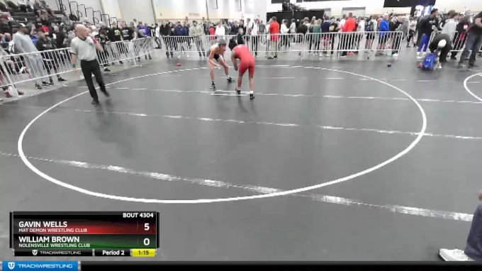 132 lbs Champ. Round 2 - Landon Brown, Guerrilla Wrestling Academy vs ...