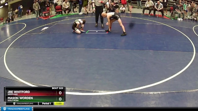 74 lbs Semifinal - Jre Whitford, WESTLAKE vs Mason Worden, Gold Rush