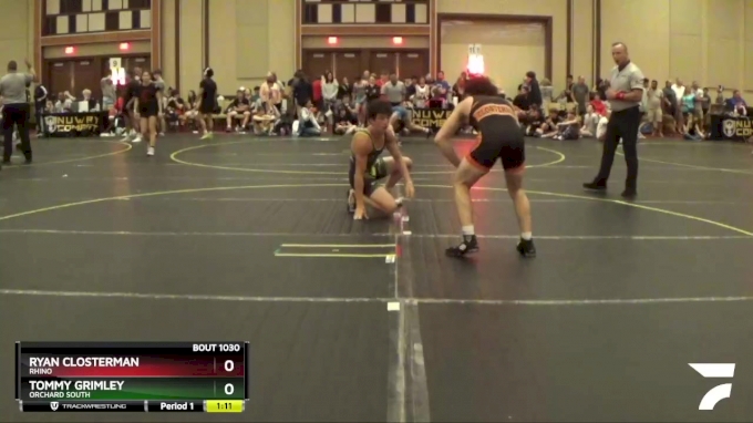167 lbs Cons. Round 2 - Tommy Grimley, Orchard South vs Ryan Closterman ...