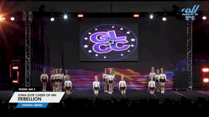 Iowa Elite Cheer of MN - REBELLION [2025 L1 Senior Day 2] 2025 GLCC ...