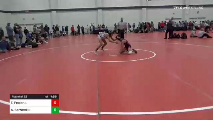 100 lbs Prelims - Trae Peeler, AL vs Angel Serrano, CO