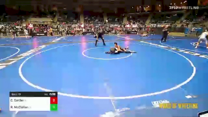 110 lbs Consi Of 16 #2 - Cooper Corder, St. Charles Wrestling Club vs ...