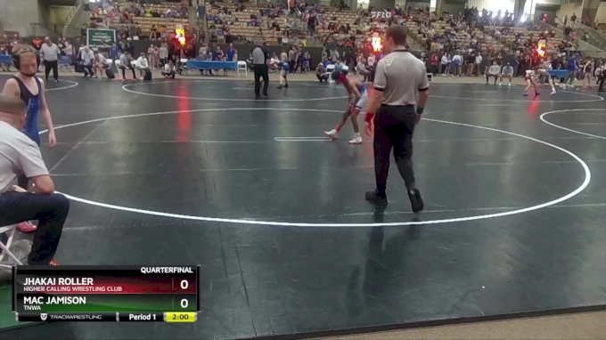 75 lbs Quarterfinal - Mac Jamison, TNWA vs Jhakai ROLLER, Higher ...