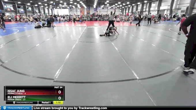 76 lbs Rd# 4- 2:00pm Friday Final Pool - Issac Jung, Morris Fitness vs Eli Merritt, Minion Green
