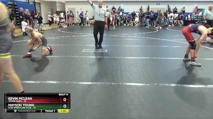 96 lbs Round 3 (8 Team) - Kevin McLean, Young Guns vs Mayson Young ...