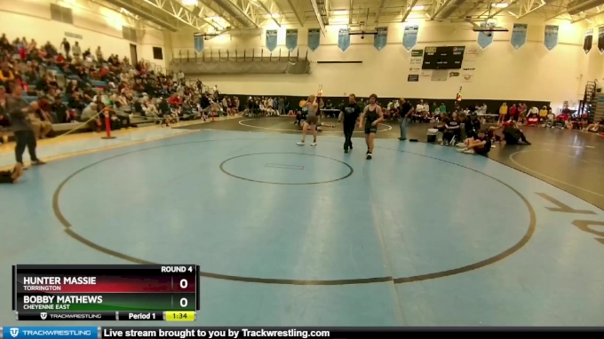 158-161 lbs Round 4 - Bobby Mathews, Cheyenne East vs Hunter Massie ...