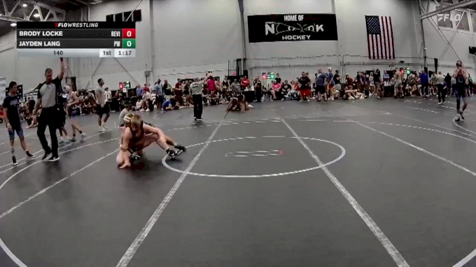 140 lbs Round 5 (6 Team) - Jayden Lang, Prestige Worldwide vs Brody ...