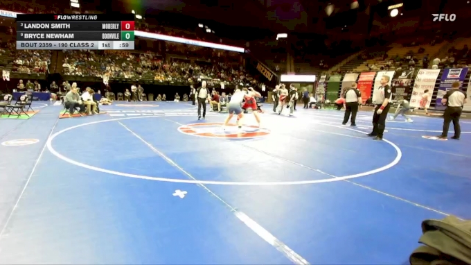 190 Class 2 lbs Cons. Semi - Landon Smith, Moberly vs Bryce Newham ...