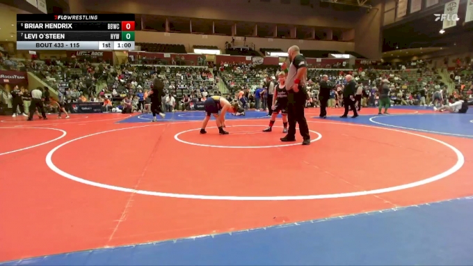 115 lbs Semifinal - Briar Hendrix, Beebe Badgers Wrestling Club vs Levi ...