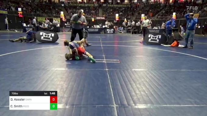 70 lbs Quarterfinal - Dylan Kessler, Garnet Valley vs Collin Smith ...