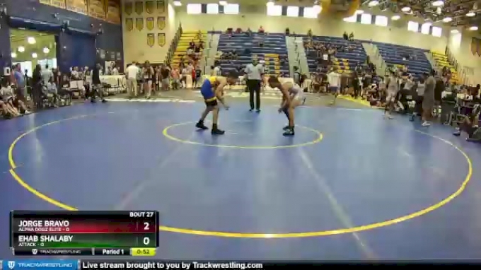 106 lbs Placement (16 Team) - Jorge Bravo, Alpha Dogz Elite vs Ehab ...