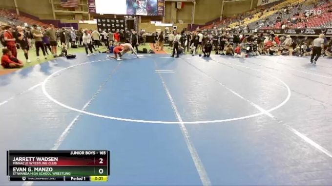 165 lbs Cons. Round 7 - Jarrett Wadsen, Pinnacle Wrestling Club vs Evan ...