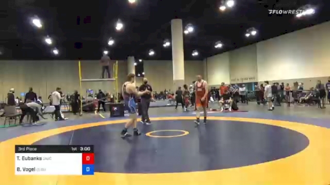 97 kg 3rd Place - Timothy Eubanks, Unattached vs Brady Vogel, Dubuque ...