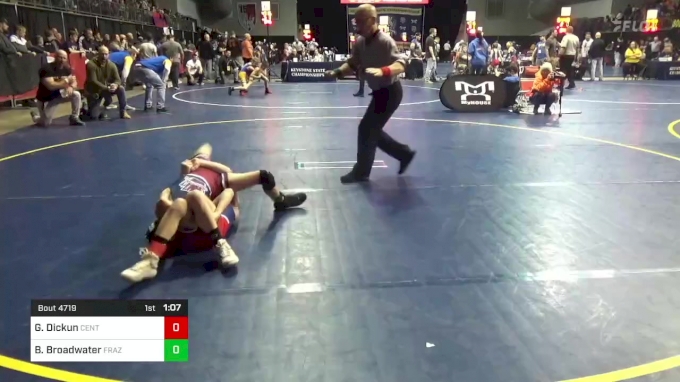 75 lbs Consy 4 - Gabe Dickun, Central Dauphin vs Brayden Broadwater ...