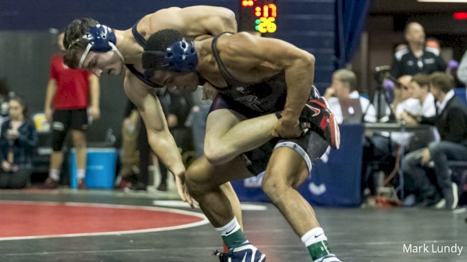 174 lbs Quarterfinal - Casey Kent, Penn vs Mark Hall, Penn State