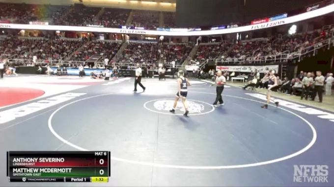 I-116 lbs Champ. Round 2 - Anthony Severino, Lindenhurst vs Matthew ...