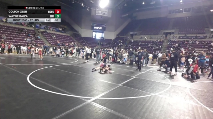 67 lbs Quarters - Wayne Bajza, Bald Eagle Wrestling vs Colton Zeeb ...
