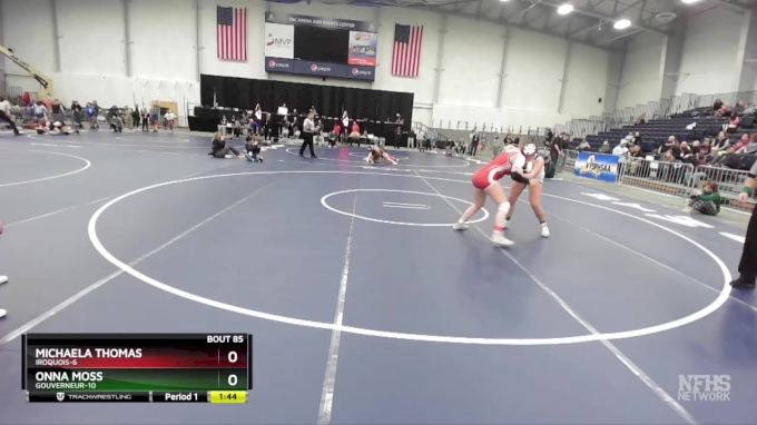 165 lbs Champ. Round 1 - Michaela Thomas, Iroquois-6 vs Onna Moss ...
