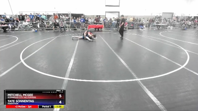 165 lbs Cons. Round 1 - Mitchell McGee, Glenwood City Hilltoppers vs ...