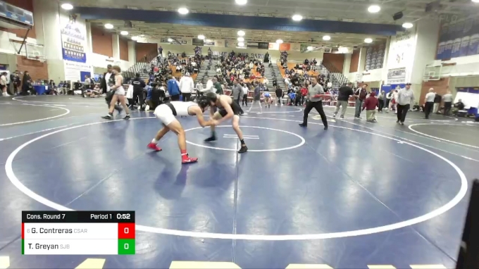 132 lbs Cons. Round 7 - Gavin Contreras, Cesar Chavez vs Tigran Greyan ...