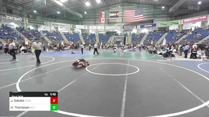 70 lbs Quarterfinal - Jayce Sabata, Team Grand Valley Elite vs Hank ...