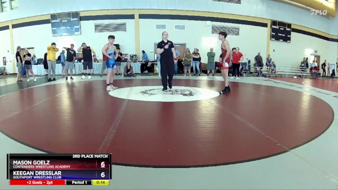120 lbs 3rd Place Match - Mason Goelz, Contenders Wrestling Academy vs ...