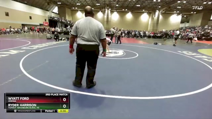 106C 3rd Place Match - Ryder Harrison, Topeka-Washburn Rural HS vs ...