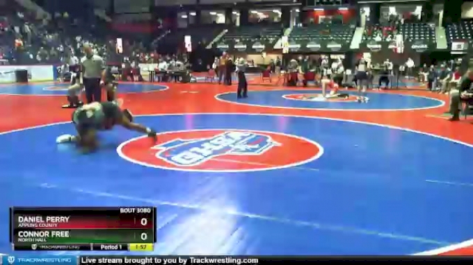 3 lbs Quarterfinal - Daniel Perry, Appling County vs Connor Free, North ...