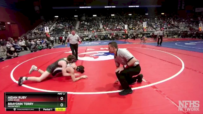 2A-132 lbs 1st Place Match - Aidan Ruby, Wind River vs Braydnn Terry ...