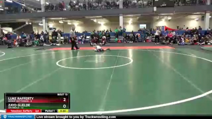60 lbs Round 5 (6 Team) - Zayd Guelde, Archbold vs Luke Rafferty ...