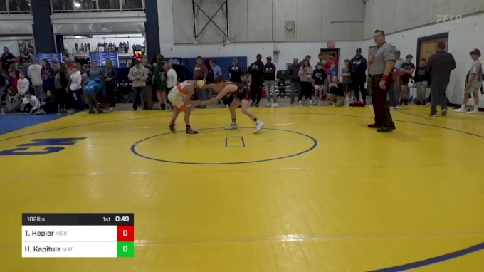 102 lbs Consy 3 - Todd Hepler, Kiski vs Hunter Kapitula, Mat Assassins