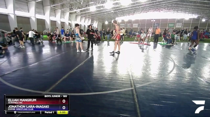 165 lbs Cons. Semi - Elijah Mangrum, Scramble Inc vs Jonathon Lara ...