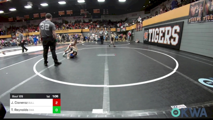 52 lbs Round Of 16 - Jax Cisneroz, BullTrained vs Tanner Reynolds ...