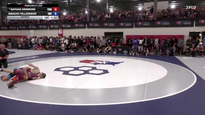 57 kg Semis - Nathan Desmond, Pennsylvania vs Ignacio Villasenor ...