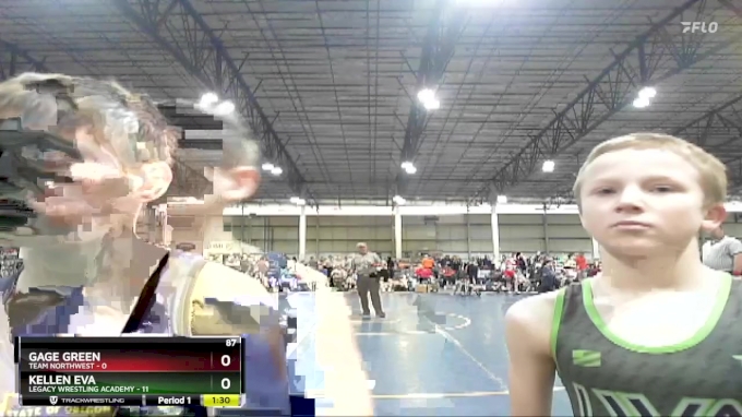 87 lbs Round 1 (4 Team) - Waycen Gillette, Legacy Wrestling Academy vs ...