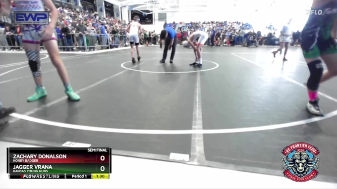 115 lbs Semifinal - Zachary Donalson, Honey Badger vs Jagger Vrana ...
