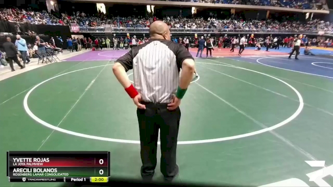 5A 235 lbs Champ. Round 1 - Yvette Rojas, La Joya Palmview vs Arecili ...