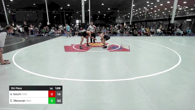 162 lbs 5th Place - Aiden Baum, Team 302 Jokers vs Connor Messner ...