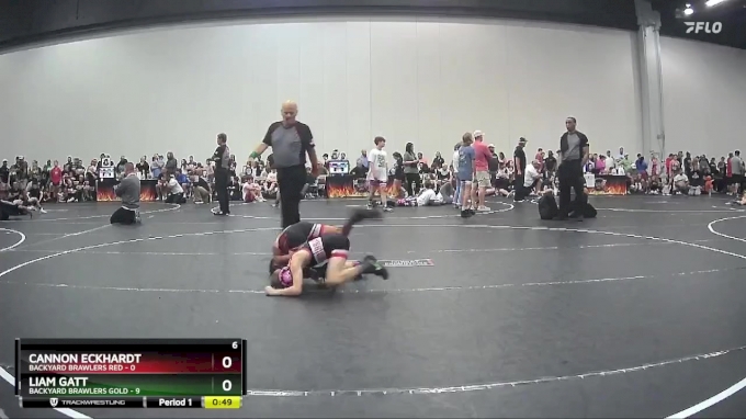 50 lbs Semis (4 Team) - Liam Gatt, Backyard Brawlers Gold vs Cannon ...