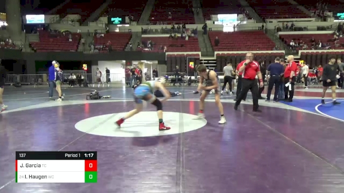 137 lbs 3rd Place Match - Isiah Haugen, Williston Coyotes vs Joshua ...