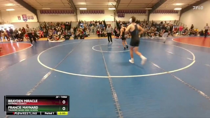 144A Champ. Round 1 - Brayden Miracle, Natrona County vs Francis ...