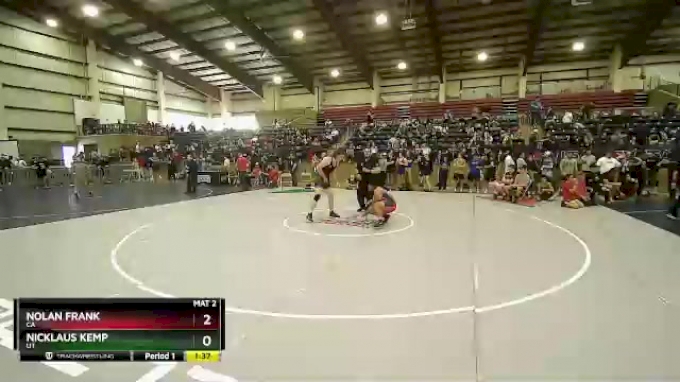 220 lbs Cons. Round 3 - Nolan Frank, CA vs Nicklaus Kemp, UT