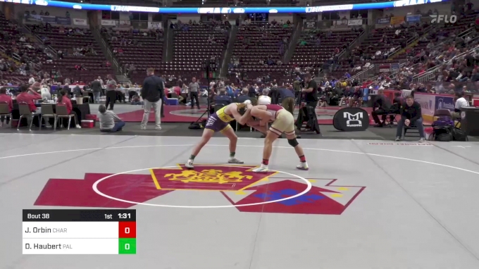 172 lbs Round Of 32 - Jessie Orbin, Chartiers-Houston vs Daniel Haubert ...