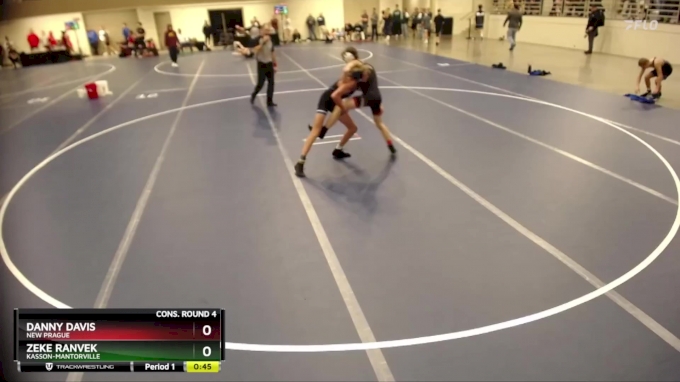 114 Championship Bracket Cons. Round 4 - Danny Davis, New Prague vs ...