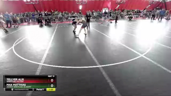 182 lbs Champ. Round 1 - Tellyer Alix, Wrestling Factory vs Max ...