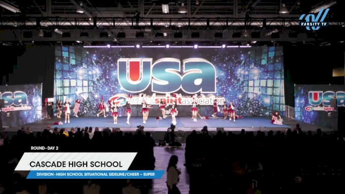 Cascade High School [2024 High School Situational Sideline/Cheer -- Super Day 2] 2024 USA Spirit ...